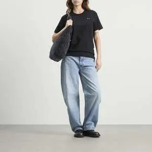 Play Comme Des Garcon Heart Emblem T-shirt - Black