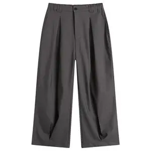 ANGLAN Valley Tuck Trousers - Charcoal
