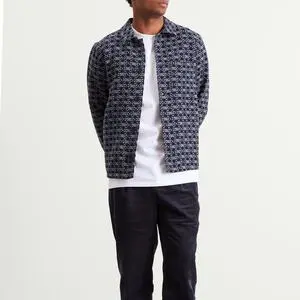 WAX LONDON Rockley Geo Jacquard Overshirt