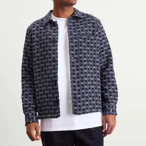 WAX LONDON Rockley Geo Jacquard Overshirt