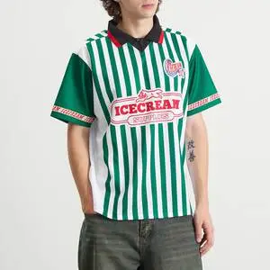 ICECREAM Striped Football Shirt