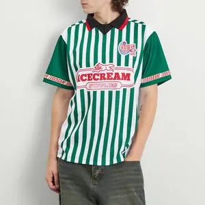 ICECREAM Striped Football Shirt