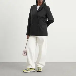 GANNI Calendered Wool Blazer