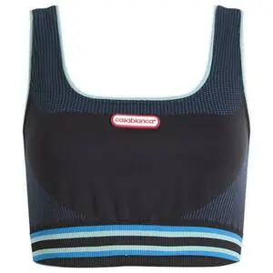 Casablanca Seamless Bralette Top - Navy