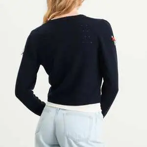 Rixo Merinda Embellished Cardigan