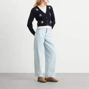 Rixo Merinda Embellished Cardigan