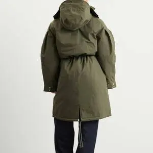 GANNI Ripstop Tri-layer Parka Coat
