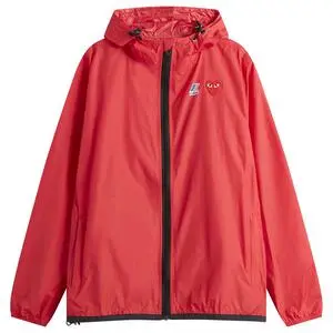 Play Comme Des Garcon K-way Emblem Full Zip Jacket - Red