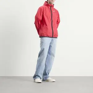 Play Comme Des Garcon K-way Emblem Full Zip Jacket - Red