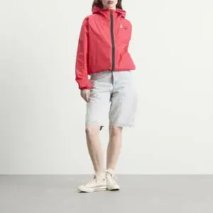 Play Comme Des Garcon K-way Emblem Full Zip Jacket - Red