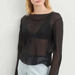 SIR. Strobe Cowl Top