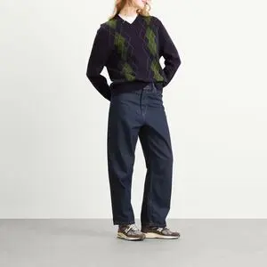 HOUSE OF SUNNY Argyle V-neck Jumper