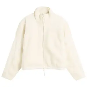 SKIMS Teddy Sherpa Zip Up Jacket - Ecru
