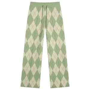 HOUSE OF SUNNY Argyle Lounge Pant - Matcha