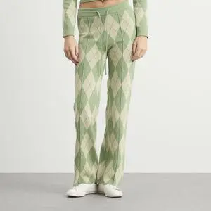 HOUSE OF SUNNY Argyle Jacquard Lounge Trousers
