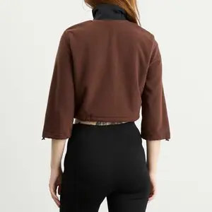 SKIMS Fleece Lounge Shrunken Zip Up Jacket