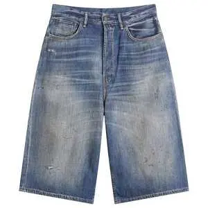 Acne Studios Judda Blue Trafalgar Denim Shorts - Mid Blue