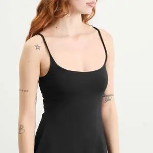 SKIMS Smooth Lounge Strap Mini Dress