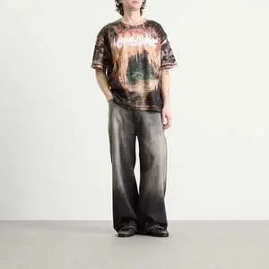 Acne Studios Cave Print T-shirt In | Size: | 100% Cotton | End Clothing