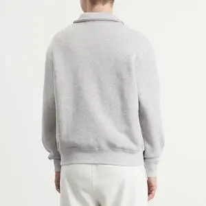 LADY WHITE CO. Cotton Wool Quarter Zip Sweatshirt