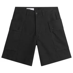 MARGARET HOWELL Cargo Pocket Shorts - Black
