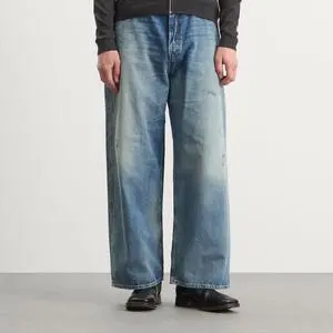 Acne Studios 2023 Daybreak Wash Wide Leg Jeans