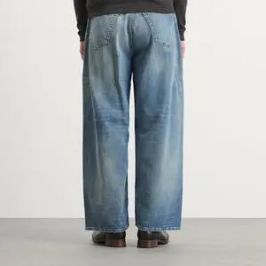 Acne Studios 2023 Daybreak Wash Wide Leg Jeans