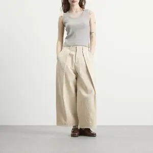 You Must Create Deadbeat Linen Trousers