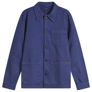 Nudie Jeans Barney Worker Jacket - Mid Blue