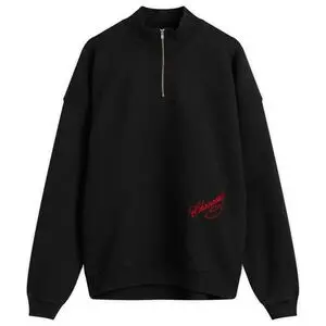 WILLY CHAVARRIA Bravo Quarter Zip - Black