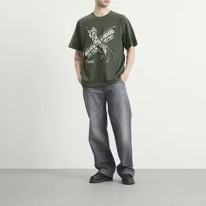 NEIGHBORHOOD Ss-17 Tiger T-shirt - Green