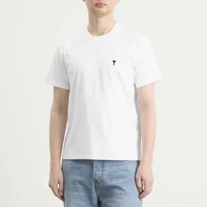AMI Paris Contrasted Adc T-shirt - Blanc