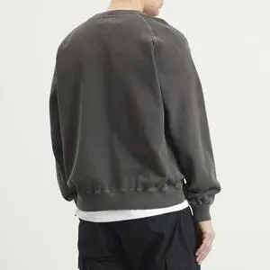 NEIGHBORHOOD Pigment Dyed Sweatshirt With Stitched Skull Graphic