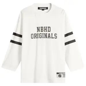 NEIGHBORHOOD Long Sleeve Football Shirt - White