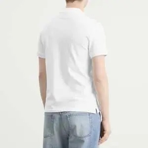 AMI Paris Contrasted De Coeur Polo Shirt