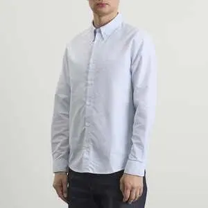 A.p.c. Greg Logo Button Down Stripe Shirt