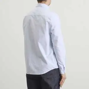 A.p.c. Greg Logo Button Down Stripe Shirt