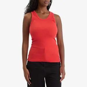 ENTIRE STUDIOS Rib Tank Top - Cherry