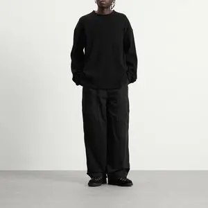 FRIZMWORKS Oversized Waffle Pocket Long Sleeve T-shirt