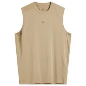 REPRESENT 247 Contour Run Tank T-shirt - Pebble