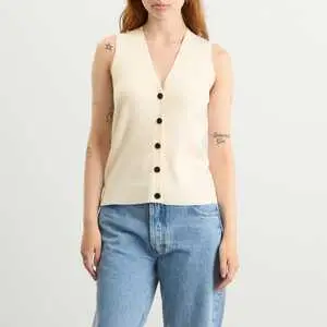 ANINE BING Lawrence Knit Vest