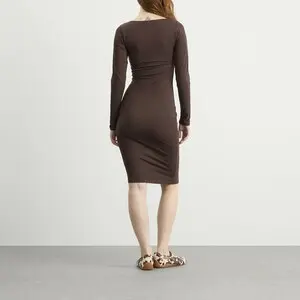 SKIMS Smooth Layers Long Sleeve Midi Dress