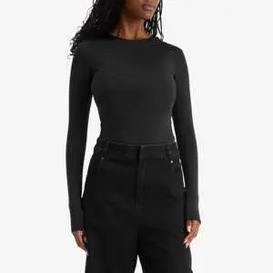 ENTIRE STUDIOS Long Sleeve Bodysuit - Soot