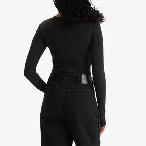 ENTIRE STUDIOS Long Sleeve Bodysuit - Soot