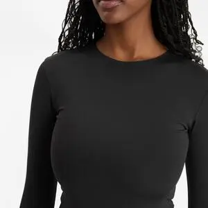 ENTIRE STUDIOS Long Sleeve Bodysuit - Soot