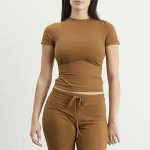 SKIMS Cotton Jersey T-shirt - Chai