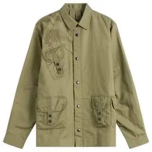 MAHARISHI M.a.l.i.c.e. Embroidered Shirt - Olive