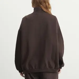 SKIMS Boyfriend Fleece Slouchy Turtleneck Pullover