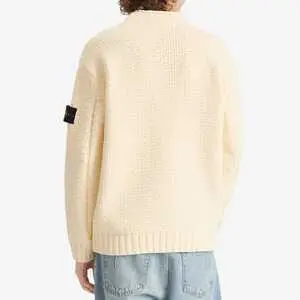 Stone Island Cotton Chenille Jumper - Ivory
