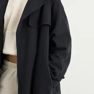 SKIMS Boyfriend Fleece Trench Coat
